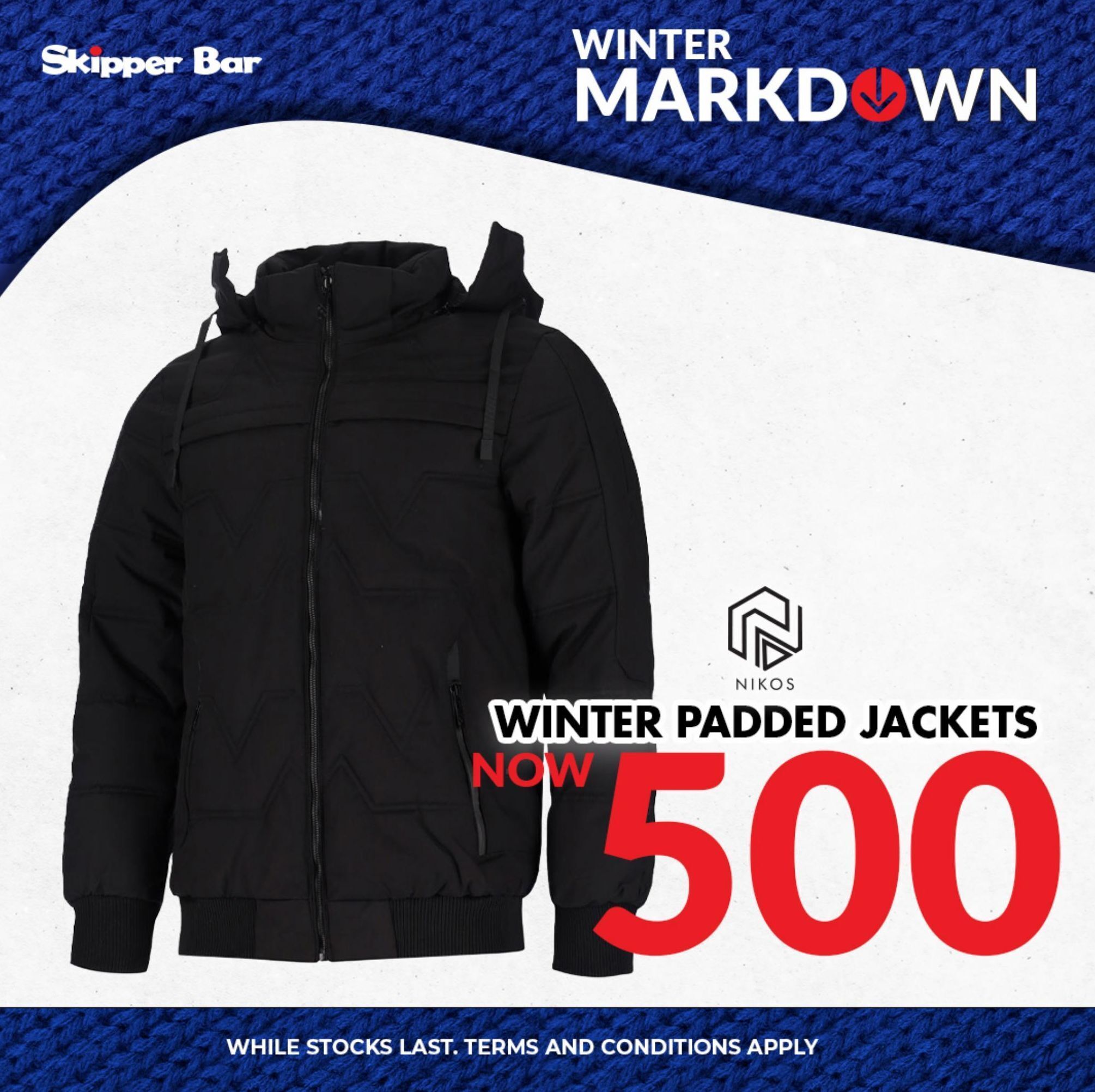 Jackets specials Skipper Bar – Jul 2025