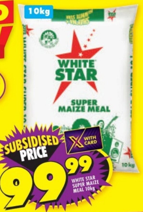WHITE STAR SUPER MAIZE MEAL 10kg offer at Shoprite
