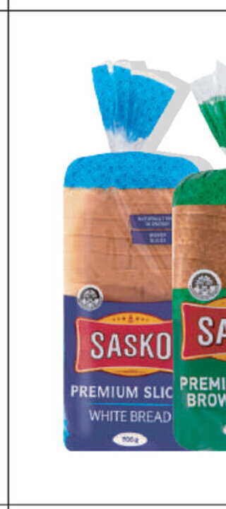 Sasko Everyday Premium Bread White 700g offer at Save