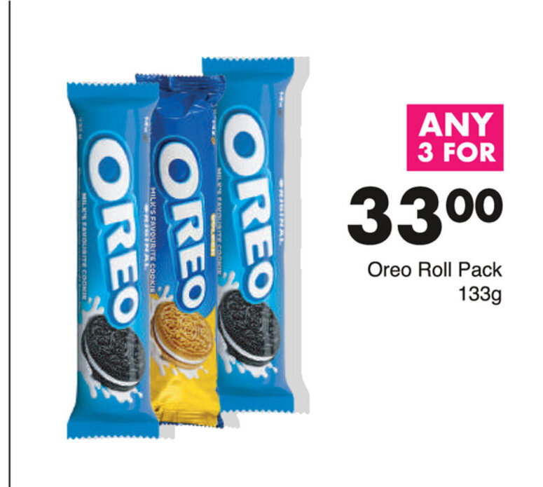 Oreo Roll Pack 133g offer at Save