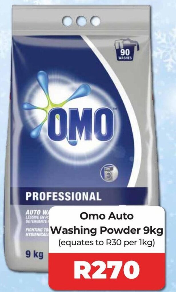 Omo Auto Washing Powder 9kg offer at 1UP