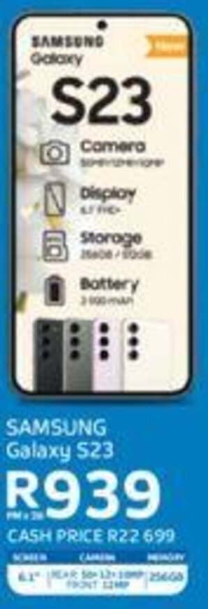 SAMSUNG Galaxy S23 offer at Telkom