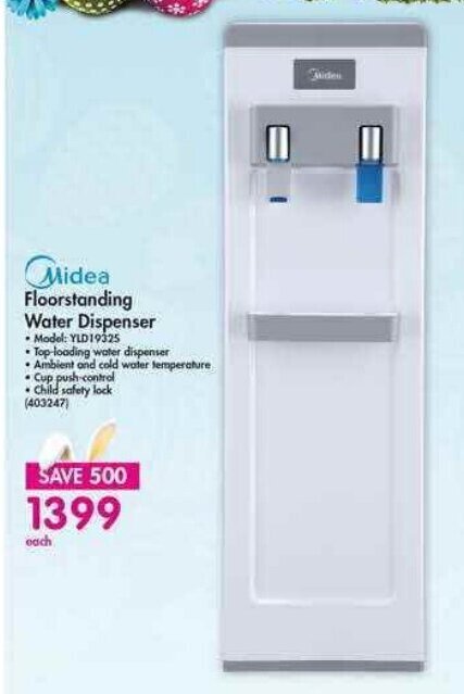 Midea FLoorstanding Water Dispenser offer at Makro
