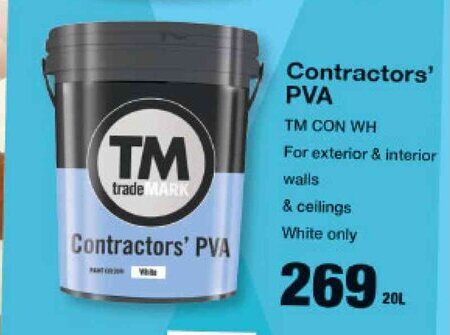 TM Contractors PVA 20L offer at Mica