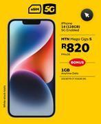 Apple iphone 14 128gb 5g enabled-on mtn mega gigs s offer at MTN