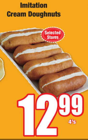 Imitation Cream Doughnuts offer at Boxer Superstores