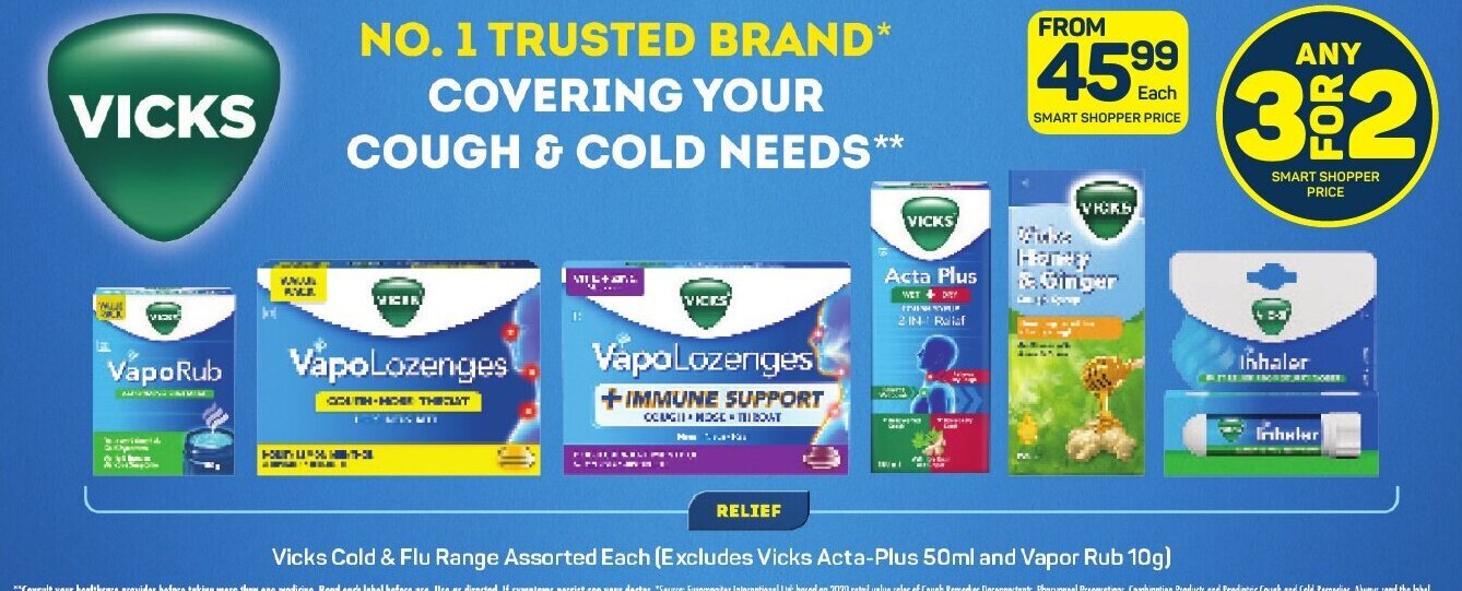 Cold & flu specials Pick n Pay – Jul 2025