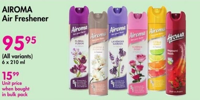 AIROMA Air Freshener offer at Makro