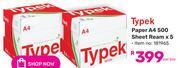 Typex paper a4 500 sheet ream x 5-per box offer at Game