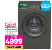 Defy front loader washing machine-6kg offer at Game