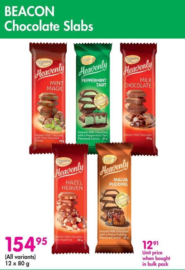 BEACON Chocolate Slabs offer at Makro