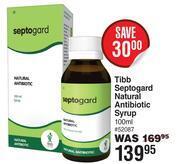 Tibb septogard natural antibiotic syrup-100ml offer at Dis-Chem
