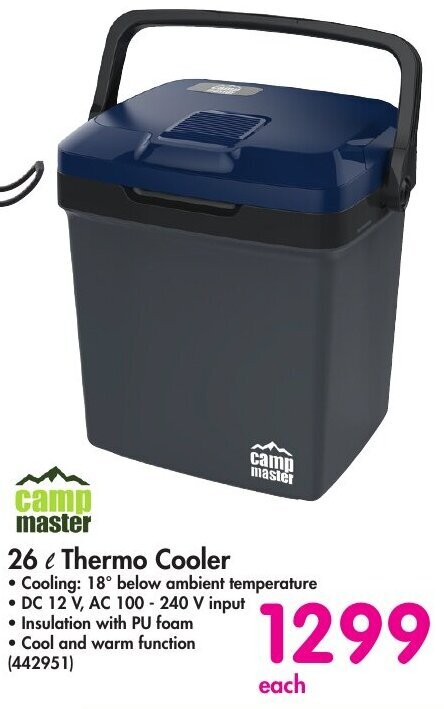 camp master 26L Thermo Cooler offer at Makro