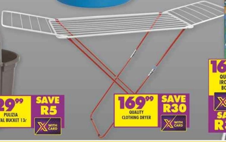 QUALITY CLOTHING DRYER offer at Shoprite