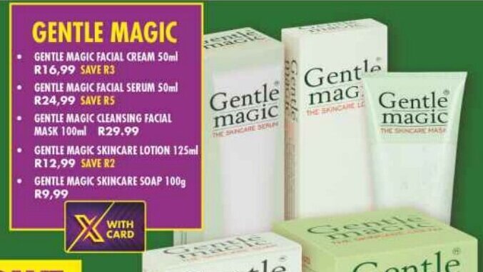 Gentle Magic Facial Cream 50ml offer at Shoprite