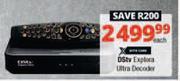 Dstv explora ultra decoder-each offer at Checkers Hyper