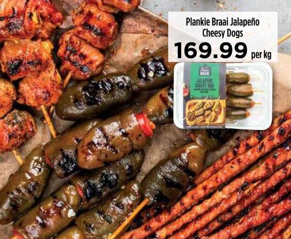 Plankie Braai Jalapeño Cheesy Dogs offer at Food Lover's Market