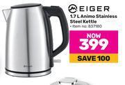 Meiger 1.7l animo stainless steel kettle offer at Game