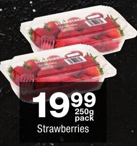 Strawberries offer at Checkers