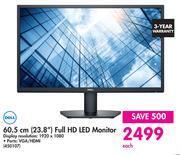 Dell 60.5cm (23.8) full hd led monitor offer at Makro
