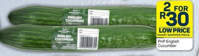 PnP English Cucumber offer at Pick n Pay