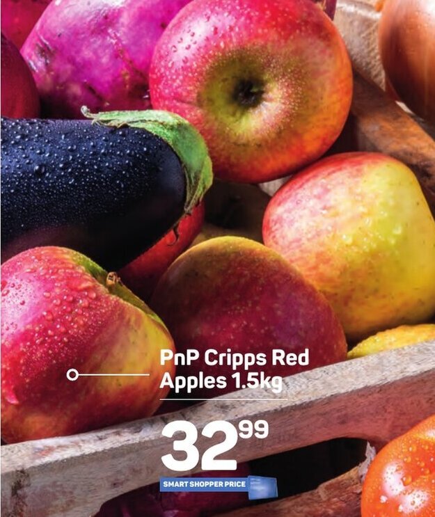 PnP Cripps Red Apples 1.5kg offer at Pick n Pay