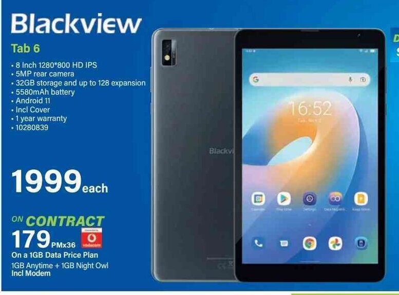 Blackview Tab 6 offer at Incredible Connection