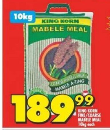 King korn specials at Shoprite – Sept 2025