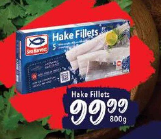Hake Fillets 800g offer at Checkers