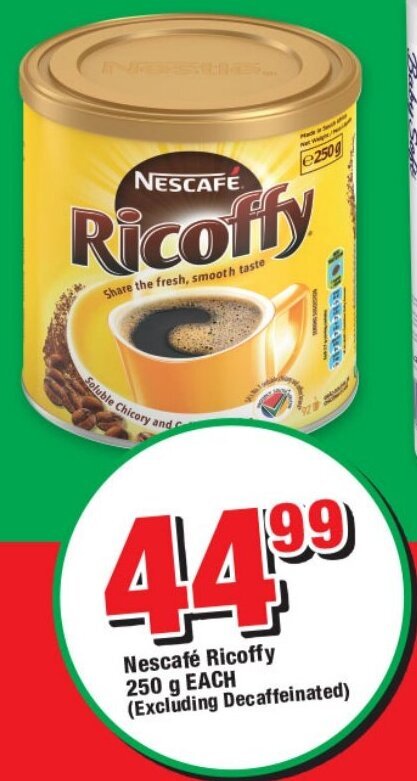 Nescafé Ricoffy 250g offer at OK Foods