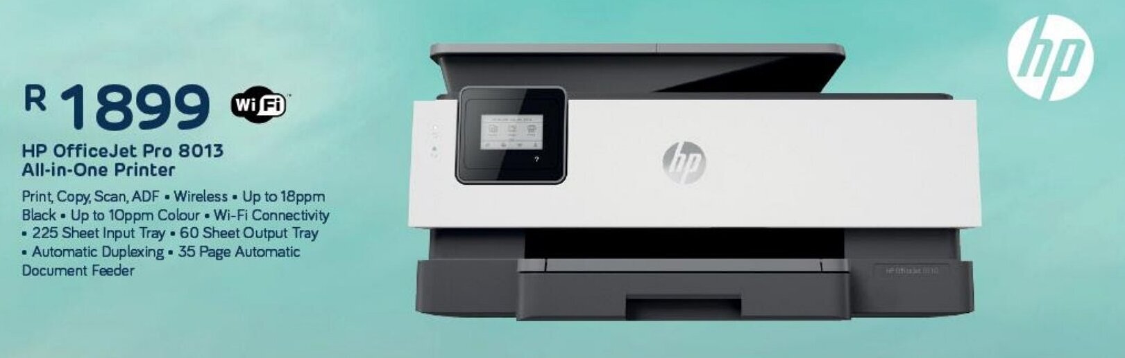 HP Officejet Pro 8013 All-in-One Printer offer at Computer Mania
