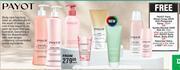 Payot body care products-each offer at Dis-Chem