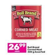 Bull brand corned meat assorted-300g each offer at Game