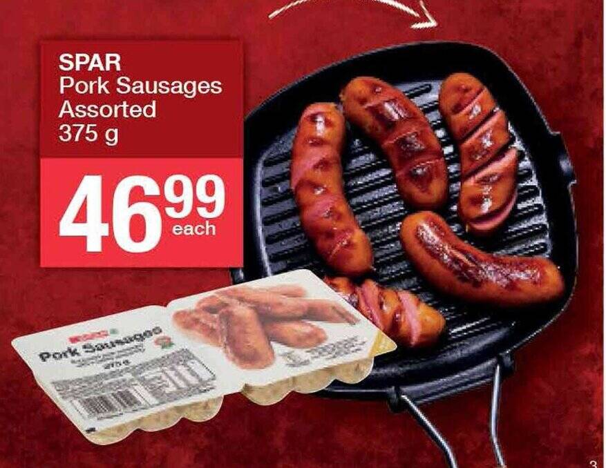 Sausages specials at Spar – Sept 2025
