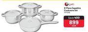 Tissolli 8-piece sapphire cookware set 317528 offer at Makro