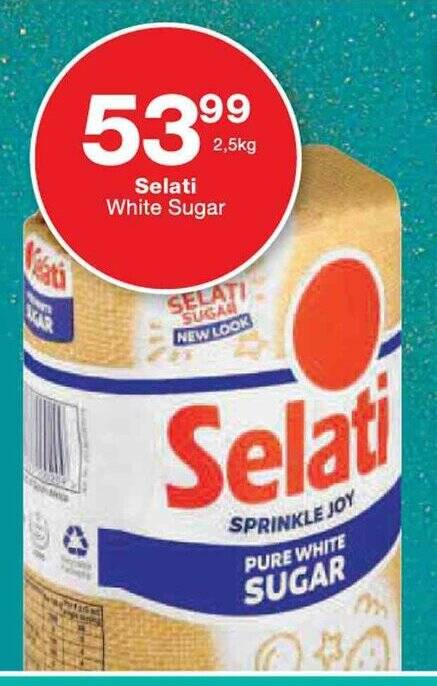 Selati White Sugar offer at Checkers
