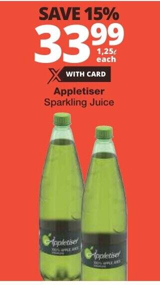 Appletiser specials at Checkers – Sept 2025