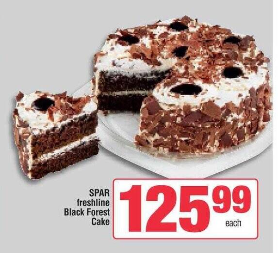 SPAR freshline Black Forest Cake offer at Spar