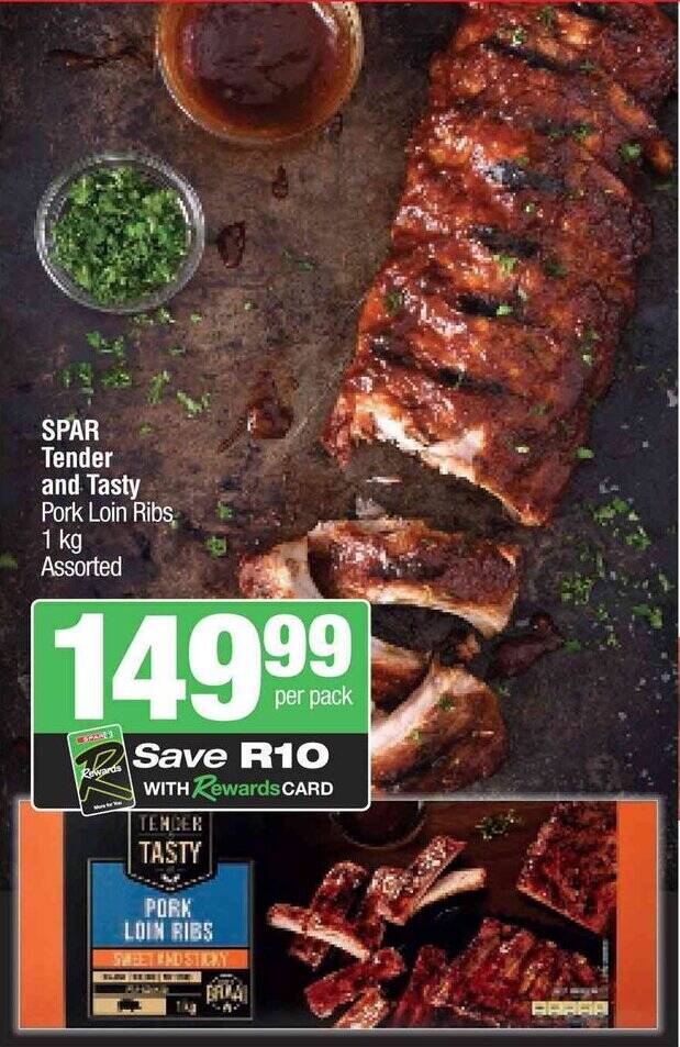 Ribs specials at Spar – Oct 2025