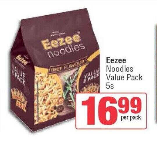 Eezee Noodles Value Pack 5s offer at Spar
