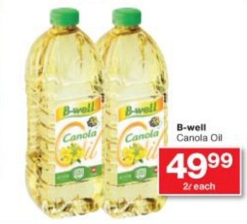 B-Well Canola Oil 2L offer at Checkers