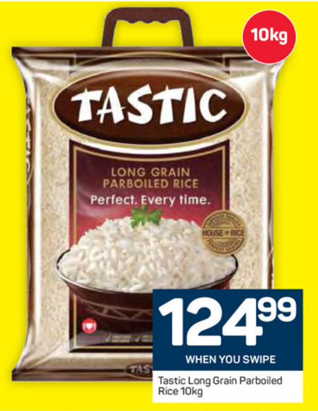 Testic Long Grain Parboiled Rice 10kg offer at Pick n Pay