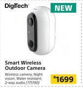 Digitech smart wireless outdoor camera offer at Builders Warehouse