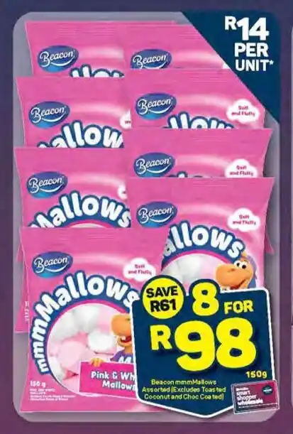 Beacon Mmmmallows Assorted 150g Offer At Pick N Pay