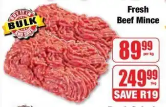 Fresh Beef Mince 3kg offer at Boxer