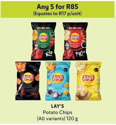 All Lay's offers - Find and view the cheapest Lay's offer!