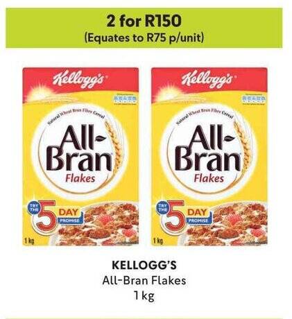 All All-bran offers - Find and view the cheapest All-bran offer!