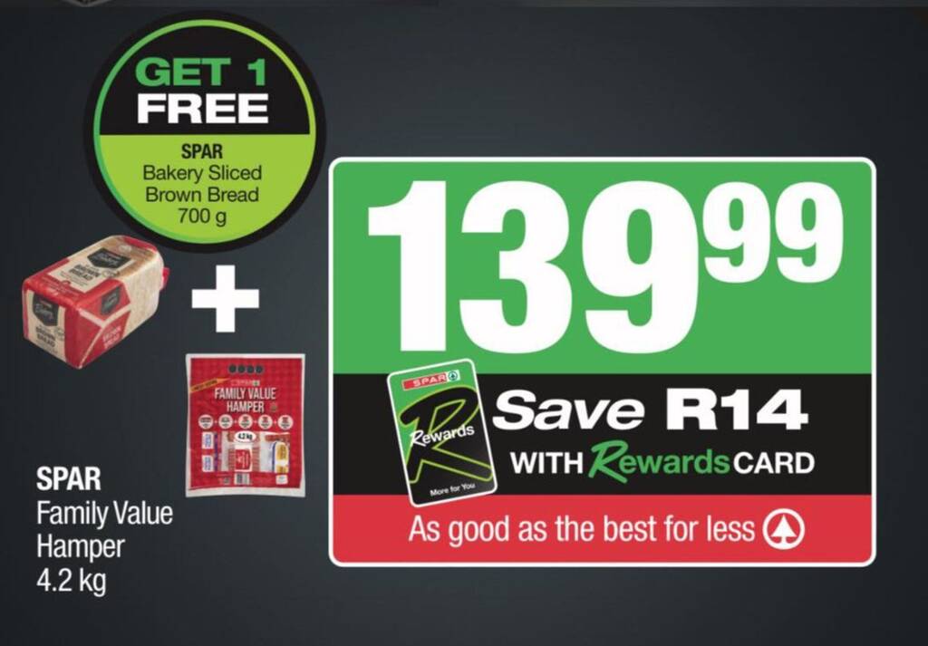 SPAR Family Value Hamper 4.2 kg offer at Spar Savemor
