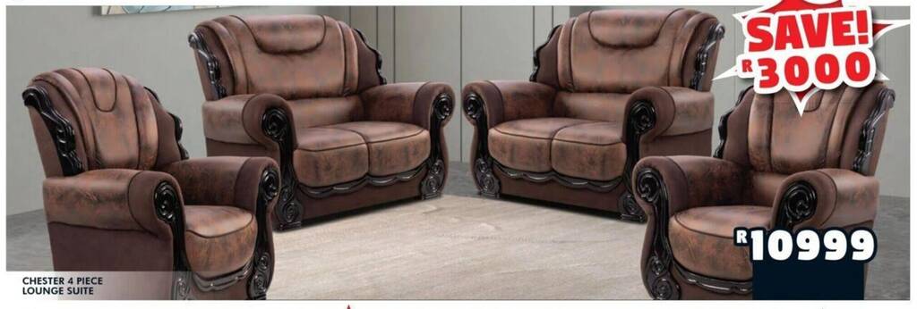 CHESTER 4 PIECE LOUNGE SUITE offer at Russells