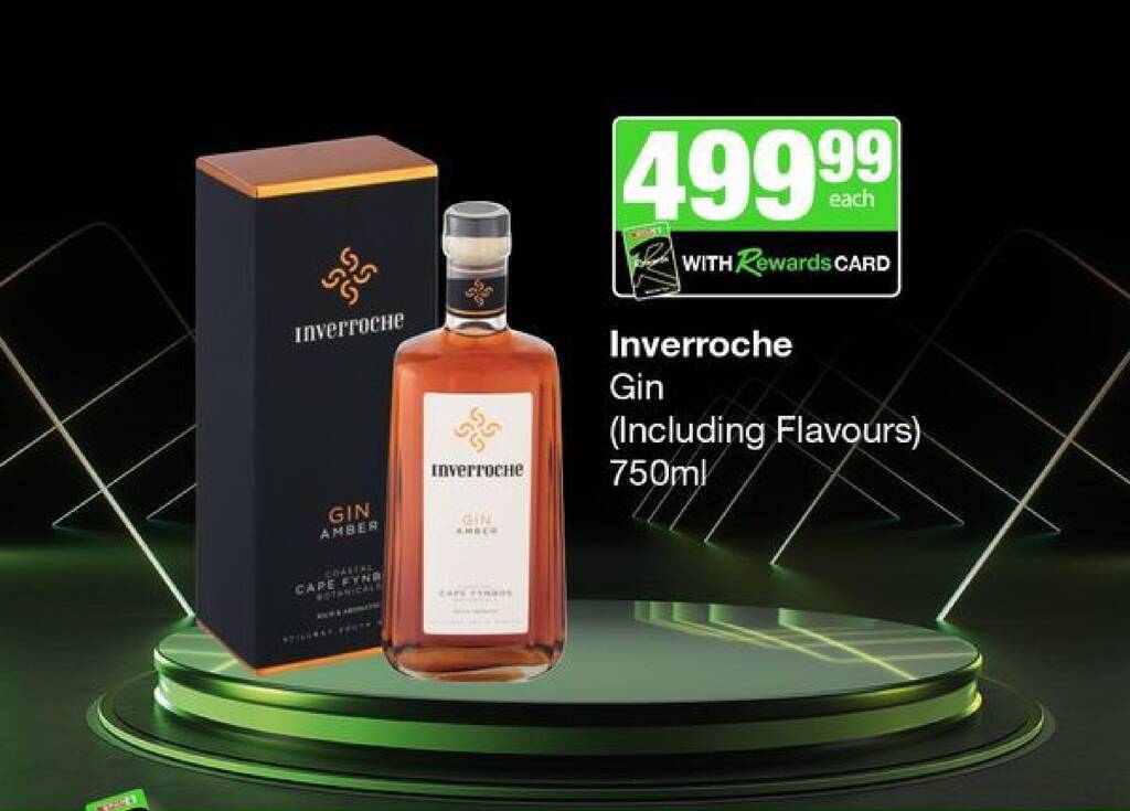 Inverroche Gin (Including Flavours) 750ml offer at Spar Tops
